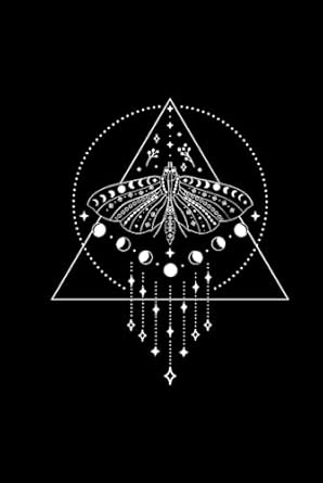 Journal: Moon Cycle Moth Pagan Aesthetic: Burke, Kylee: Amazon.com: Books