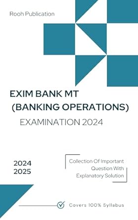 Buy EXIM Bank MT (Banking Operations) Examination Book 2024 Book Online ...
