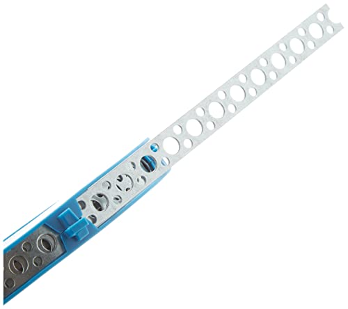 INDEX CIPR1208 – Cinta perforada galvanizada recta 10m / 12 x 0.8 ...