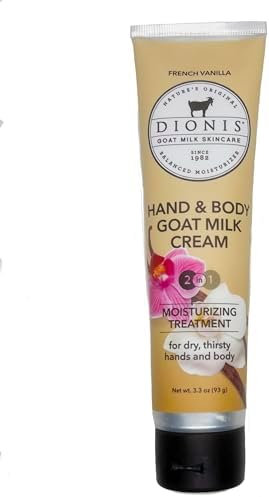 Amazon.com : Dionis Hand and Body Goat Milk Cream French Vanilla 3.3 oz ...