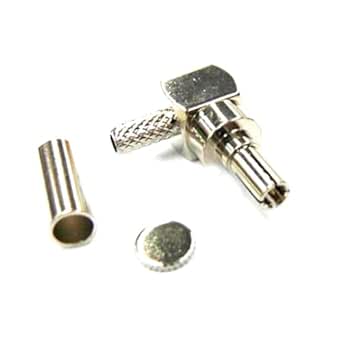 Amazon.com: 1pcs CRC9 Male Plug Right Angle Crimp RG174 RG316 LMR100 RF Connector 90 Degree 3G ...