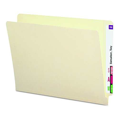 Smead End Tab Heavyweight File Folder, Shelf-Master Reinforced Straight ...