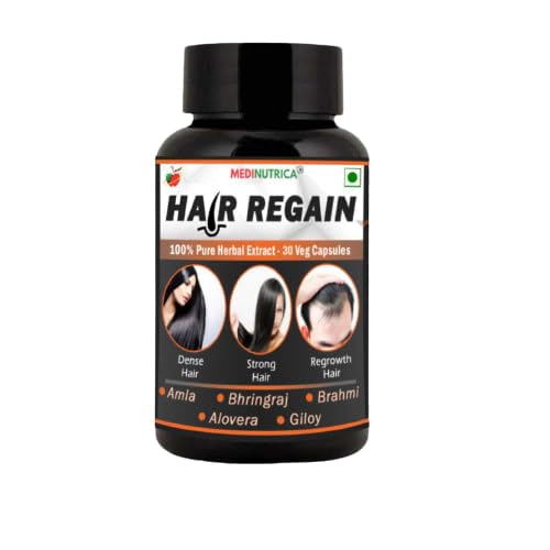 Buy Medinutrica Ayurvedic Hair Regain Capsule for Hair Growth & Hair ...