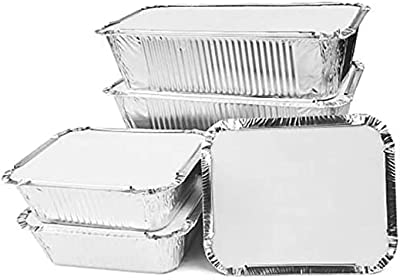FIRST CLICK Disposable Aluminium Container for Food Packing Storage ...