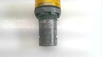 Amazon.com: ABB CL2-513Y Piloto Luz Unibloc, Amarillo, 220/240VAC/DC : Industrial y Científico