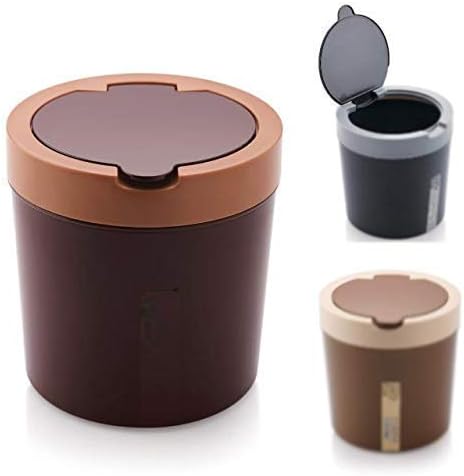 JAMB Small Portable Table Dustbin/Desk Dustbin with Attached lid and ...
