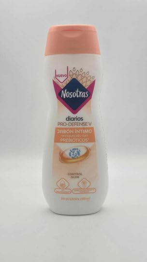 Amazon.com: Nosotras Intimate Soap Daily Pro-Defense V Prebiotics Balanced pH 6.76oz-20ml | Saba ...
