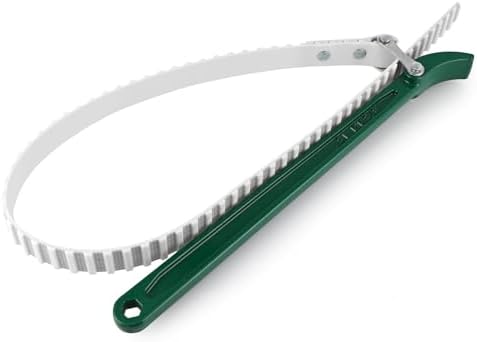 Sanbege 15" Belt Strap Wrench with Adjustable 36" Steel Wire Rubber ...