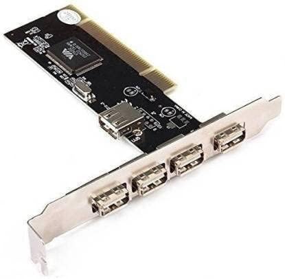 7 Port PCI USB Card Adapter - PCI to USB 2.0 Controller Adapter ...