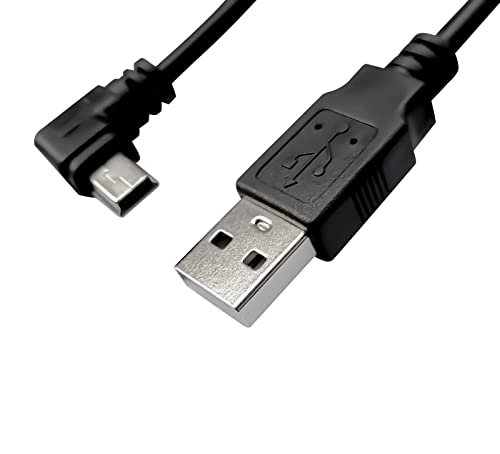 FASTRONICS Mini USB B 5 pin Male Right &Left Angle 90 Degree to USB ...