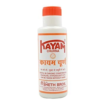 Buy Kayam Churan, Constipation Relief Medicine, Kayam Churna Powder ...