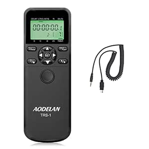 Buy AODELAN Camera Shutter Release Cable Remote Control Compatible with Sony, Timer Remote ...