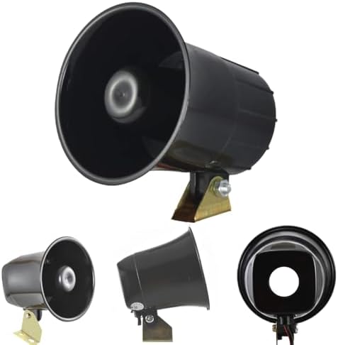 SARRA 4-Tone Police Siren with Mic – 100W Loud Hooter for Cars, Jeeps ...