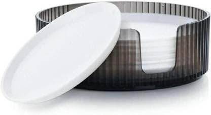 Plastic Round Acrylic Coasters 6 Pieces Tea Cup offee/Mug Water Glass ...