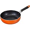 Amazon｜和平フレイズ 深型フライパン ディープパン 24cm ガス火専用 PFOAフリー ふっ素樹脂加工 オレンジ マイニッチ RB-2974｜フライパン オンライン通販