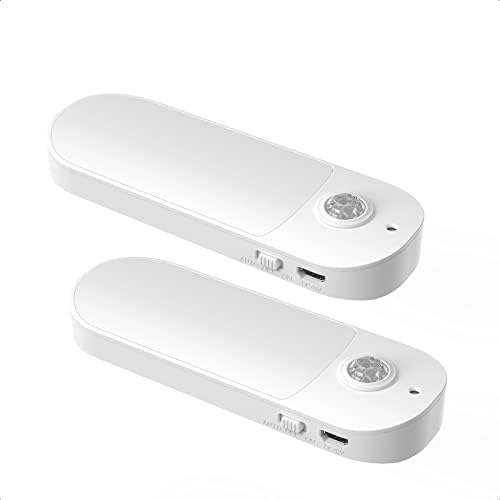 AUVON Night Light, USB Rechargeable LED Motion Sensor Light, Removable ...