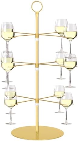 Amazon.com - ikare Champagne Tower - 4 Tier Metal Cocktail Tree Stand ...