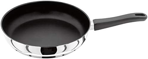Judge Essentials HP18 Stainless Steel Large Saute Pan 24cm, Induction ...