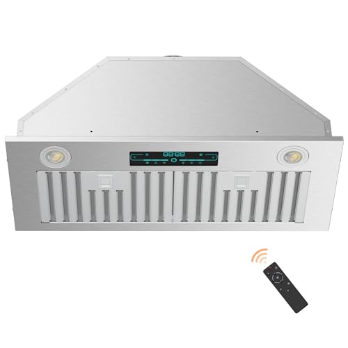 KMB02-30 Range Hood Insert 30 Inch, 900 CFM Built-in Range Hood ...