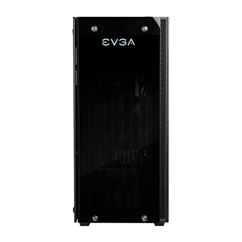 EVGA DG-77 Matte Black Mid-Tower, 3 Sides of Tempered Glass, Vertical ...