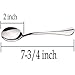 Amazon.com: Zicome Stainless Steel Round Table Soup Spoons, Set of 10 ...