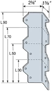 Amazon.com: (100 Count) Simpson Strong-Tie L50Z 5-in Reinforcing and ...