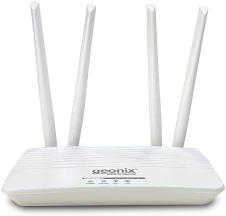 GEONIX Wireless Single_Band Router 4G Mobile Sim Based Router with 4 ...