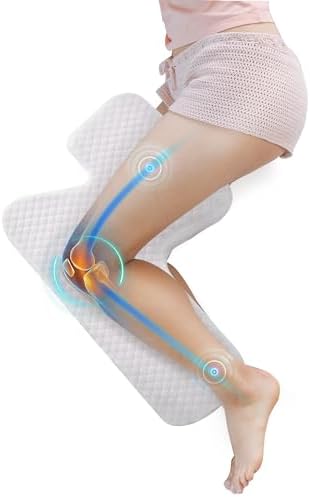 Amazon.com: HOMBYS Leg Pillow for Sleeping, 4" Thick Z Shape Memory ...