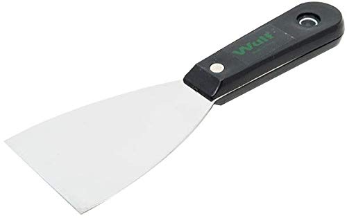 Wulf Heavy Duty Premium Stainless Steel Plain Scrapper with Wooden ...