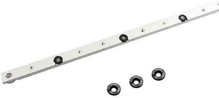 450mm Aluminum Alloy T-Track Slider w/Wheels - 17.7" Inch Miter T-Bar ...