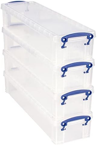 Really Useful Box Plastic Storage 1.5 Litre Clear : Amazon.co.uk: Home ...