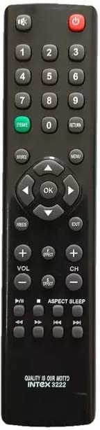 Buy Giffen 3222 INTEX LCD LED TV Universal Remote Compatible Remote for ...