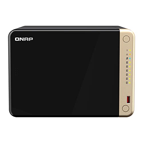 QNAP TS-664-4G-US 6 Bay High-Performance Desktop NAS with Intel Celeron ...