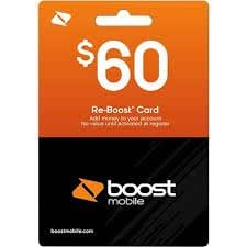 Amazon.com: LOVPAINBoost Mobile $60 Reboost Refill Card (Mail Delivery ...