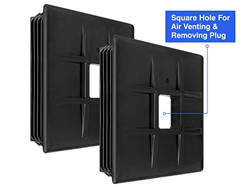 Snapklik.com : Luxlead RV Bumper Plug End Cap, 4 Black Square Bumper ...