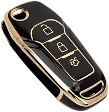 Hoodinter TPU Premium Car Key Cover Compatible with Endeavour, Figo ...