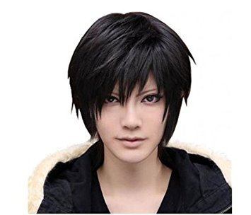 Mermaid Men's Short Straight Hair Wig Death Note Male Fashion Cool ...