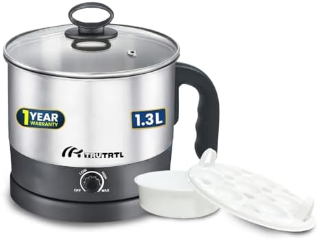 Amazon Basics Electric Multipurpose Kettle (1.2 Litres) for boiling ...