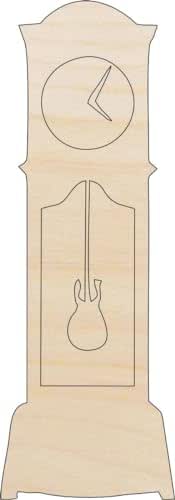 Amazon.com: Clock Grandfather - Laser Cut Out Unfinished Wood Craft ...