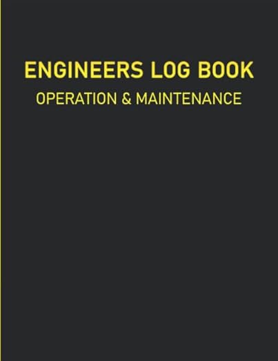 Engineers Log Book: Engineer Log Book | Operation & Maintenance Daily ...