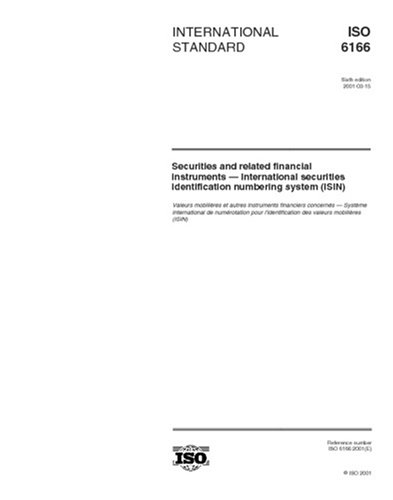 ISO 6166:2001, Securities and related financial instruments ...