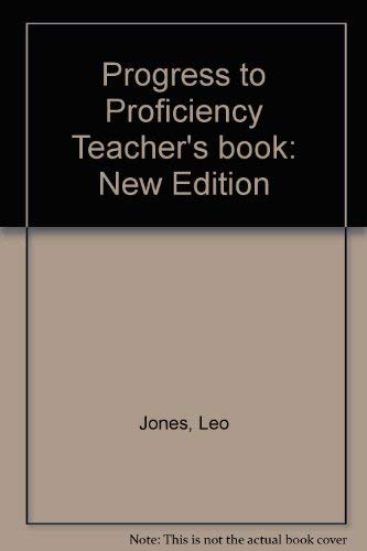 Progress to Proficiency Teacher's book: New Edition (New Progress to ...