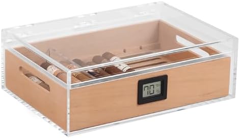 Amazon.com: CASE ELEGANCE - Felix Tupperdor - Airtight Acrylic Humidor ...