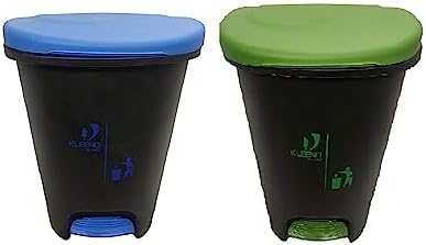 Cello Plastic Step-On Pedal Garbage Dustbin (50 L, green/blue) : Amazon.in: Home & Kitchen