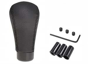 CARIZO Car 5 Speed Manual Transmission Gear Shift Knob Leather Style ...