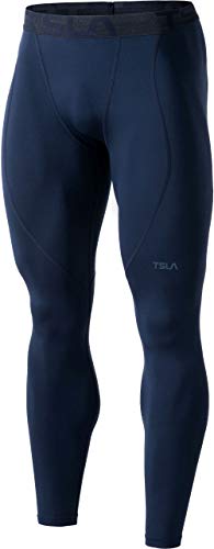TSLA Men's Thermal Compression Pants, Athletic Sports Leggings ...