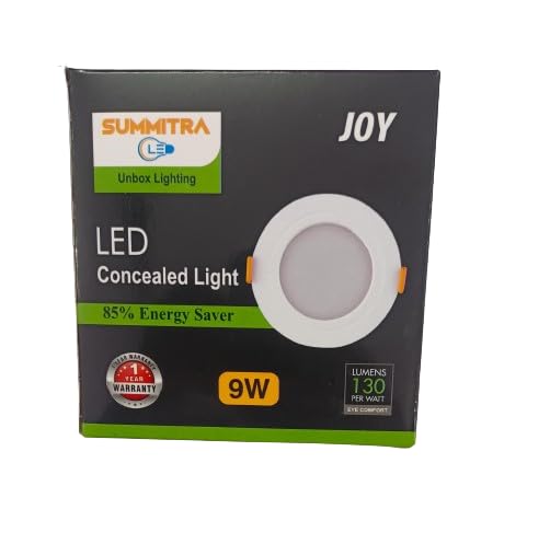 Buy SUMMITRA LED 9W LED Concealed Downlight for Ceiling | LED Deep ...