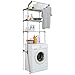 Amazon.com: Hershii 3-Tier Laundry Room Shelf Over The Toilet/Washing ...