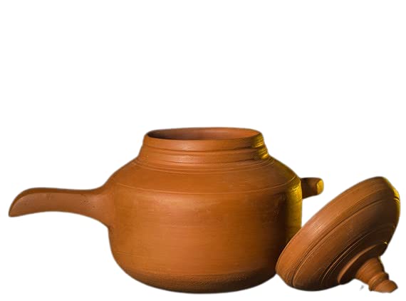 Buy Adrish Zerowaste Mitti Cooker (2 ltr) - Clay Cooker with Lid ...