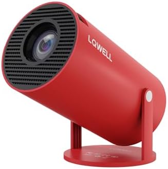 LQWELL HY300 Mirror Mini Beamer, Native 720P, 4K 1080P Unterstützung ...